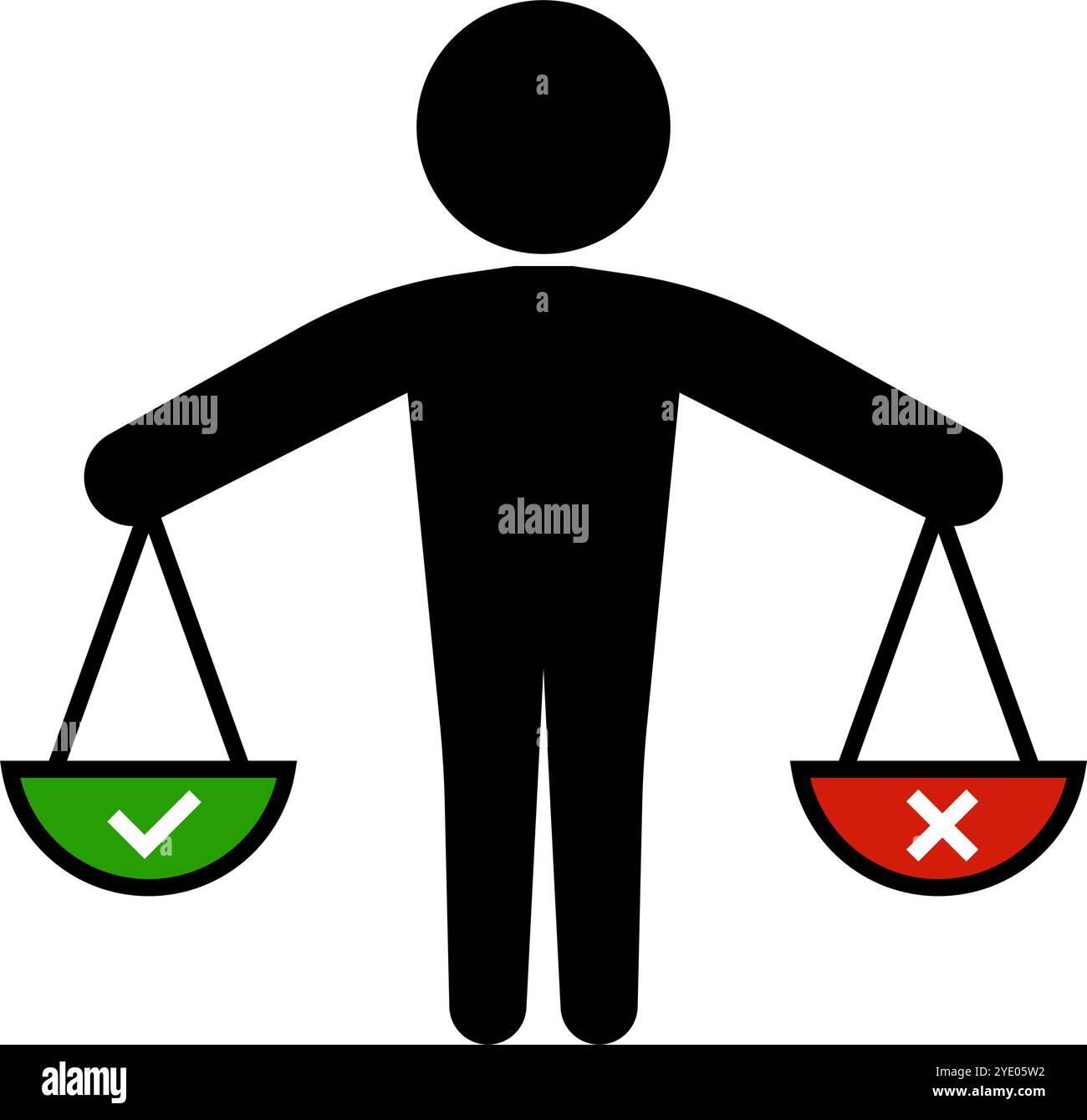 Life choices vector vectors hi-res stock photography and images - Alamy