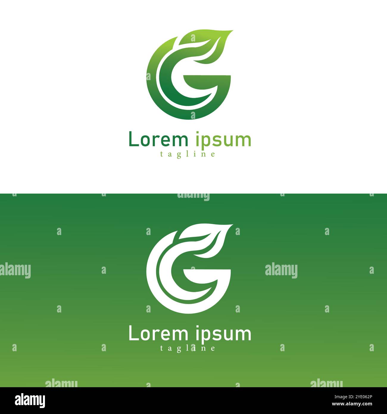 Eco-Friendly 'G' Logo Design with Leaf Element – Perfect for ...
