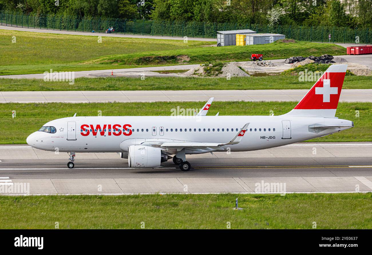 Zurich, Switzerland, 5th May 2024: An Airbus A320-271N (Airbus A320neo) from Swiss International ...