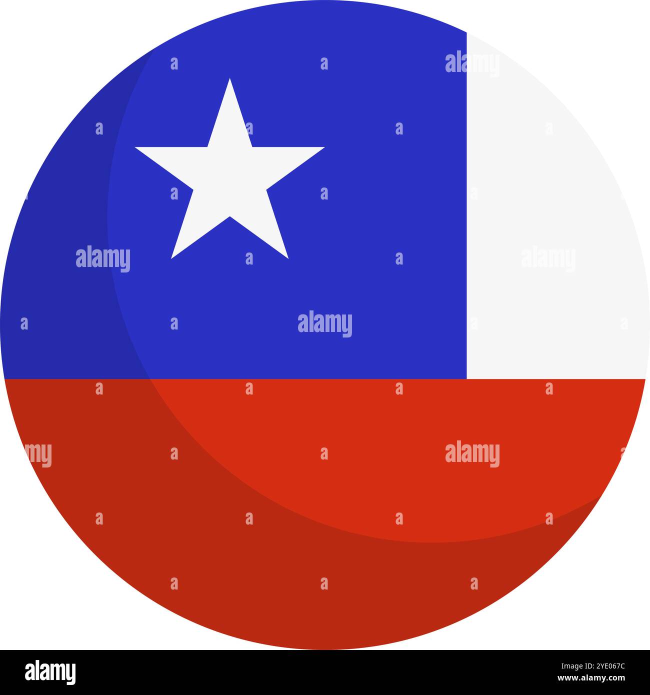 Official vector flag chile Cut Out Stock Images & Pictures - Alamy