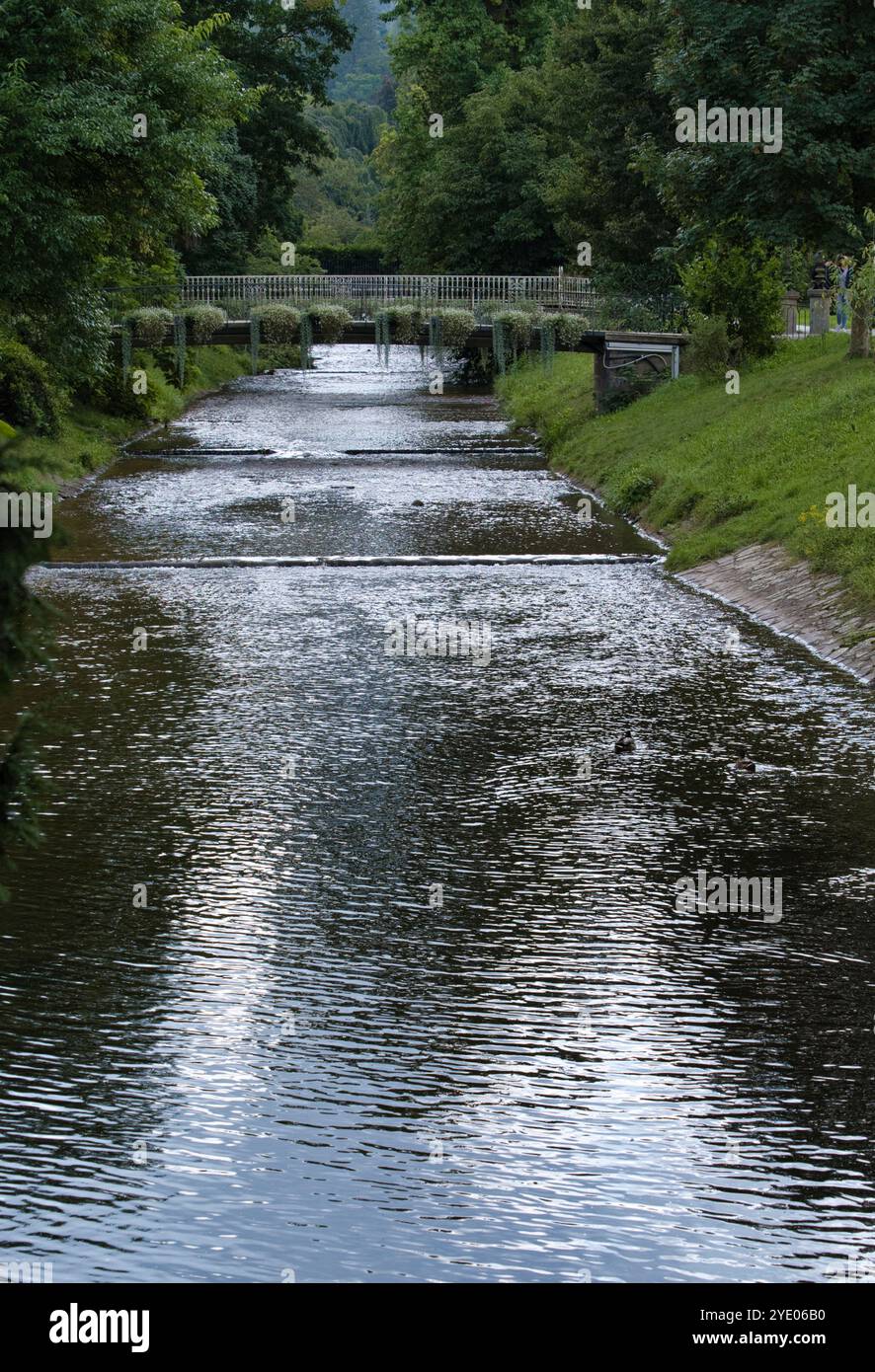 Canal in Baden Baden ,Germany Stock Photo - Alamy