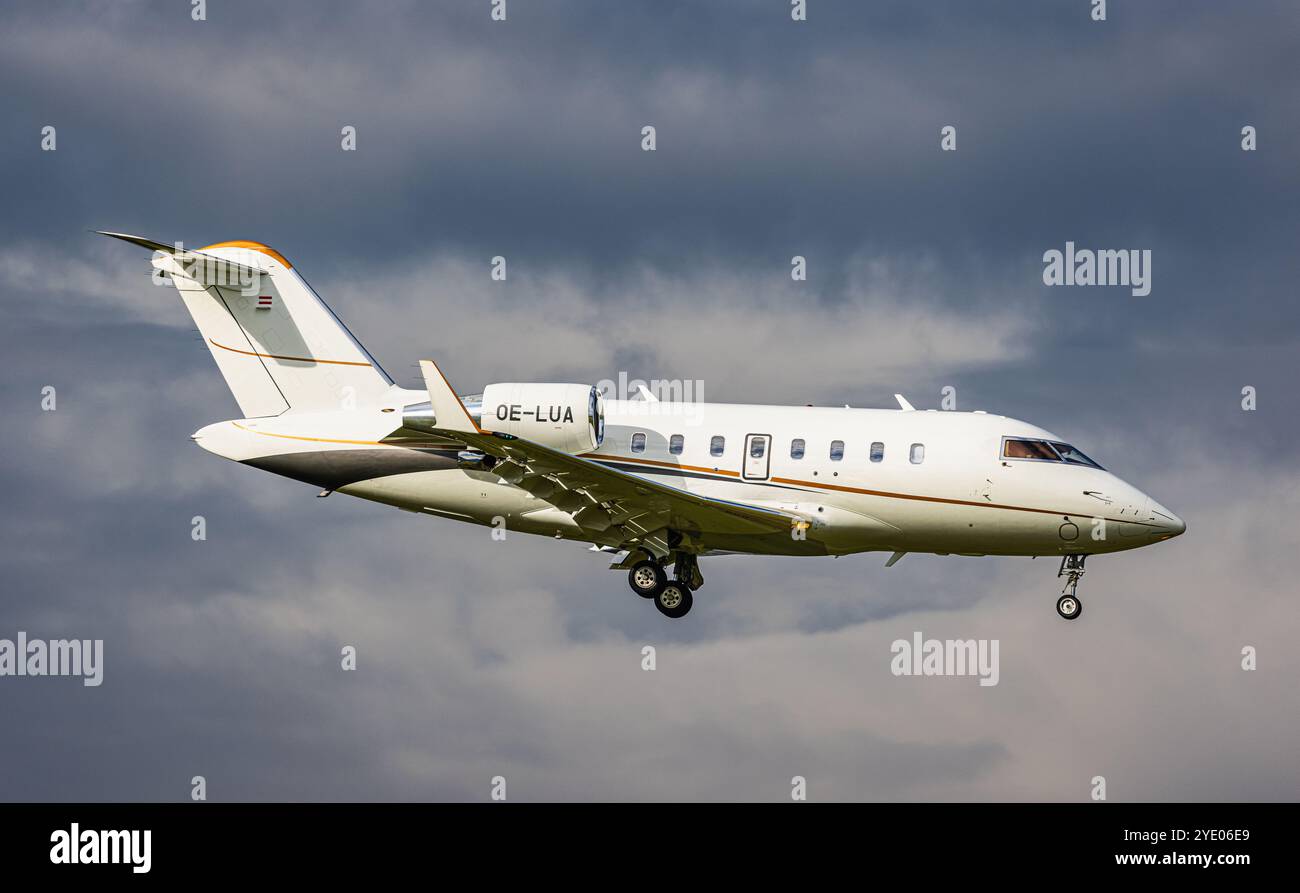 Zurich, Switzerland, 14th Jun 2024: A Bombardier Challenger 650 from ...