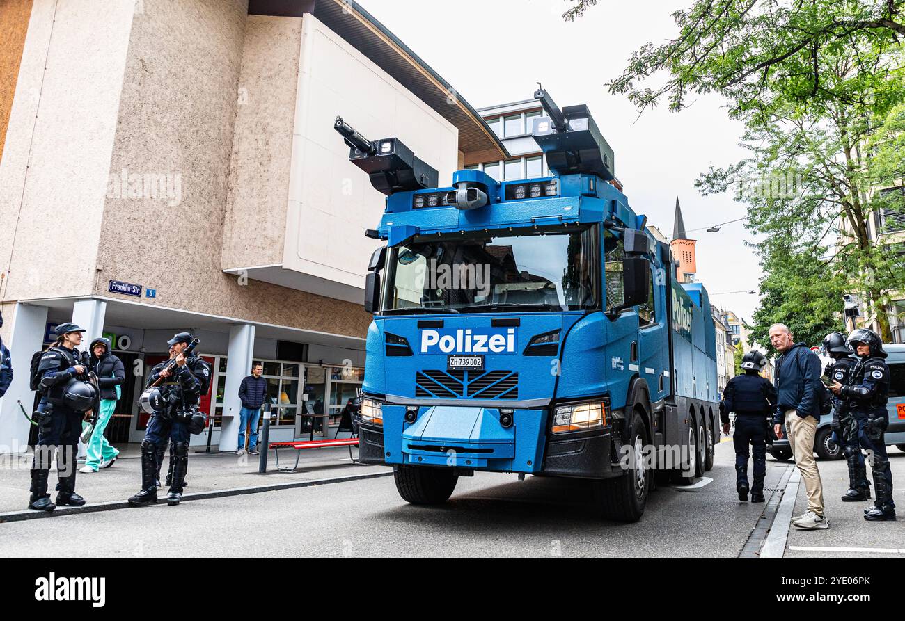 Zurich, Switzerland, 14th Sep 2024: The Zurich City Police's new water ...