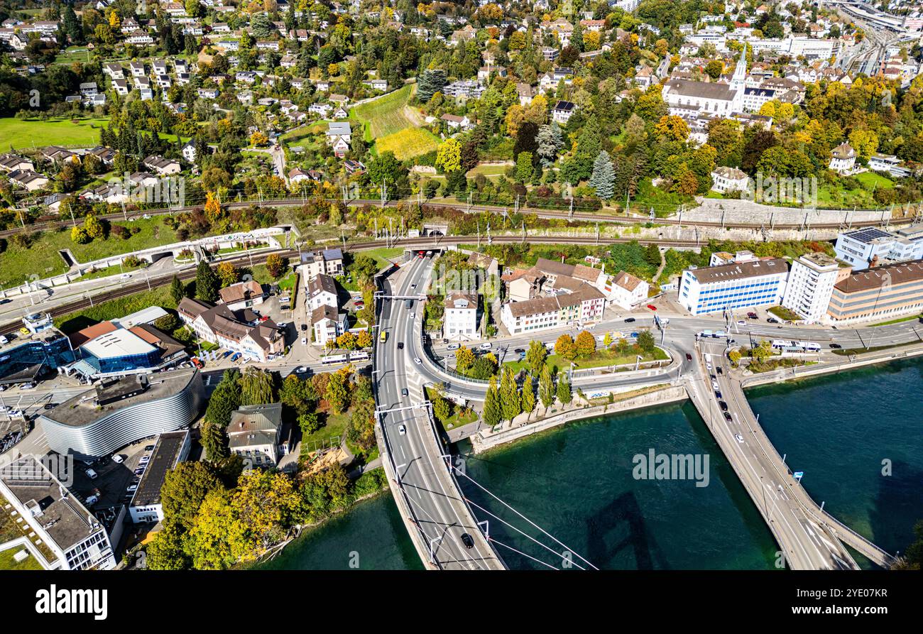 Flurlingen, Switzerland, 11th Oct 2024: From the Cholfirsttunnel in the ...