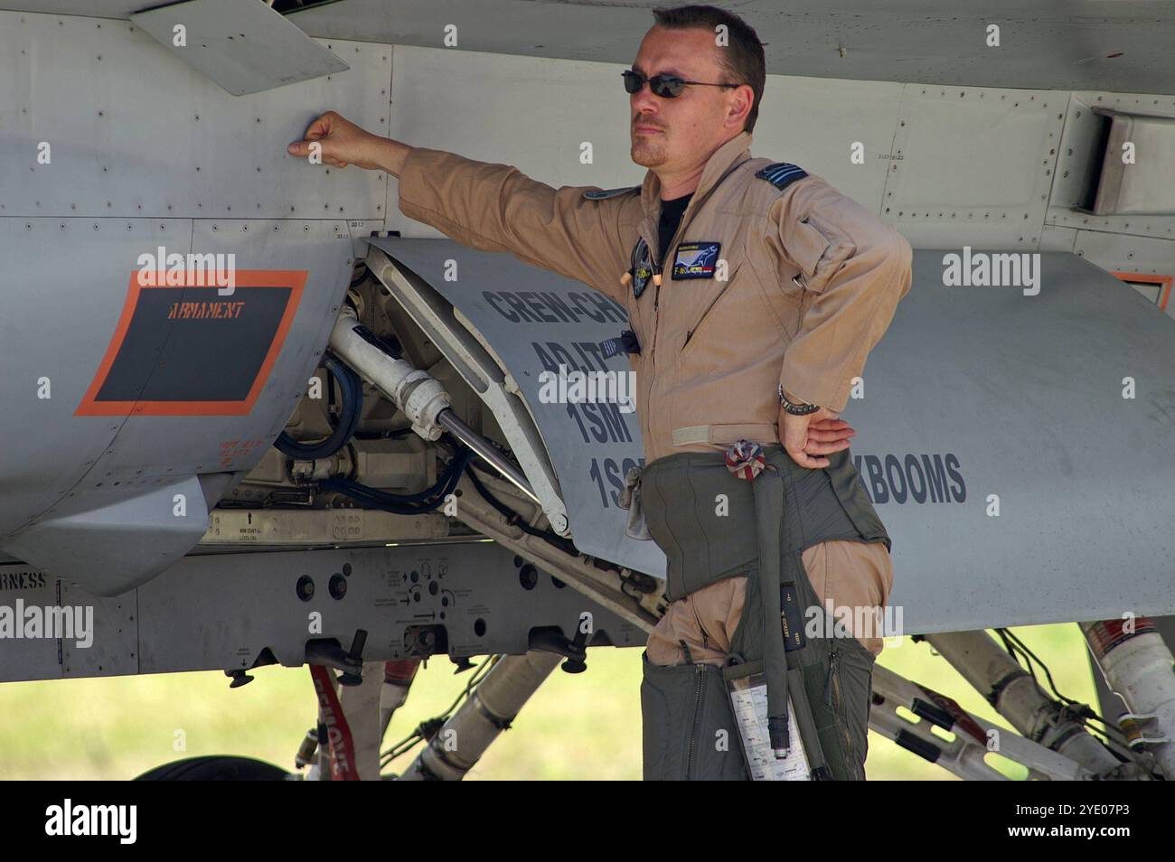 Cdt. Michael Mickey Artiges war von 2006 bis 2008 Display-Pilot des F ...