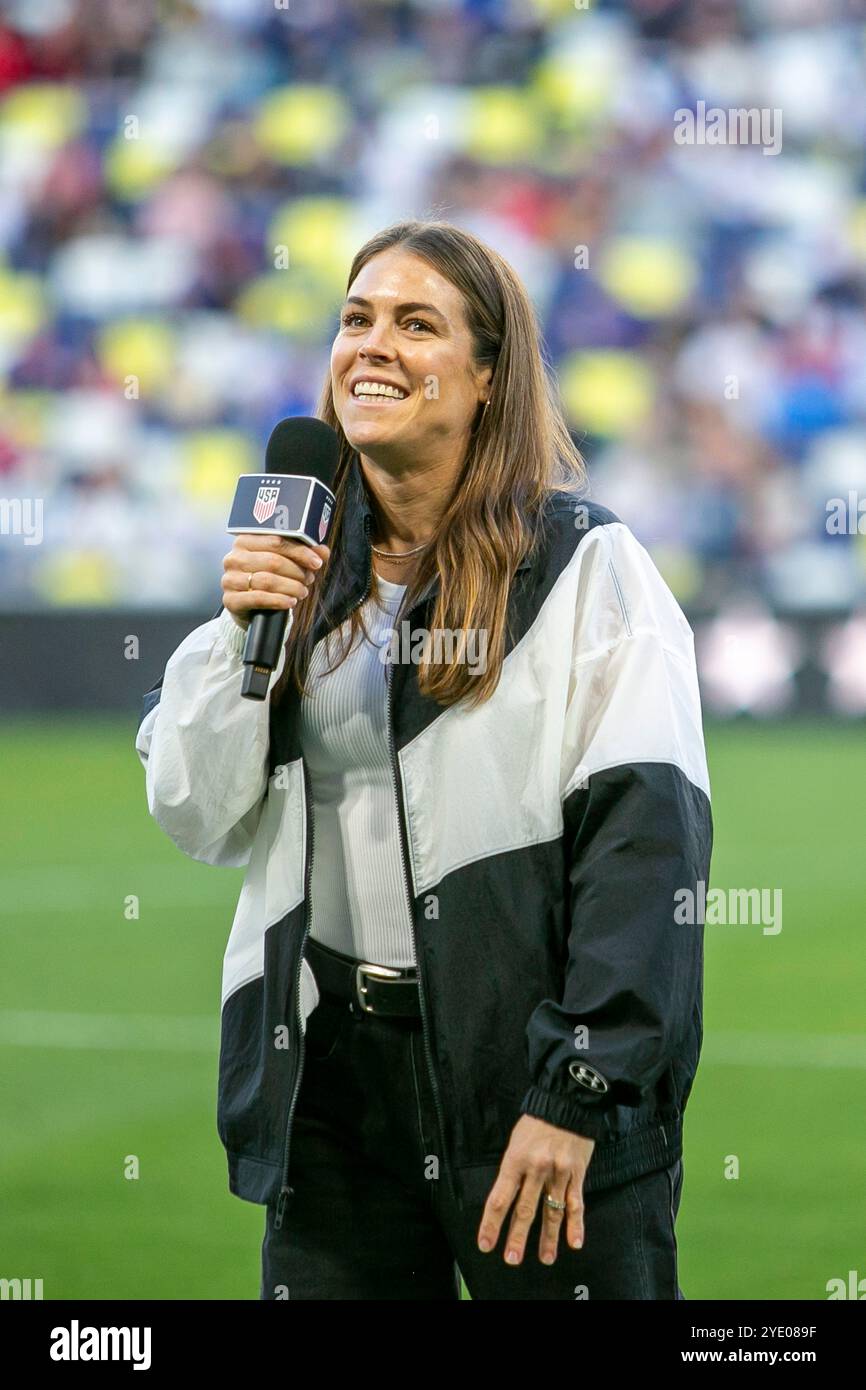 Nashville, Tennessee, USA. 27th October, 2024. Kelley O’Hara of the ...