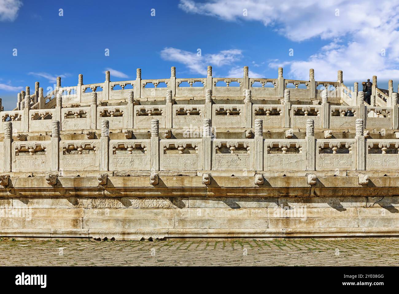 Circular Mound Altar in the complex Temple of Heaven in Beijing, China ...