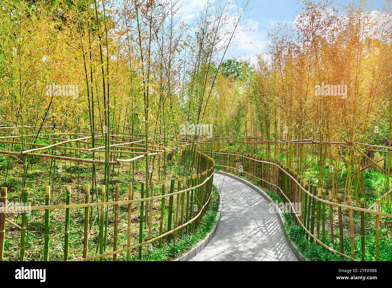 Typical Chinese garden, park . Beijing, China Stock Photo - Alamy