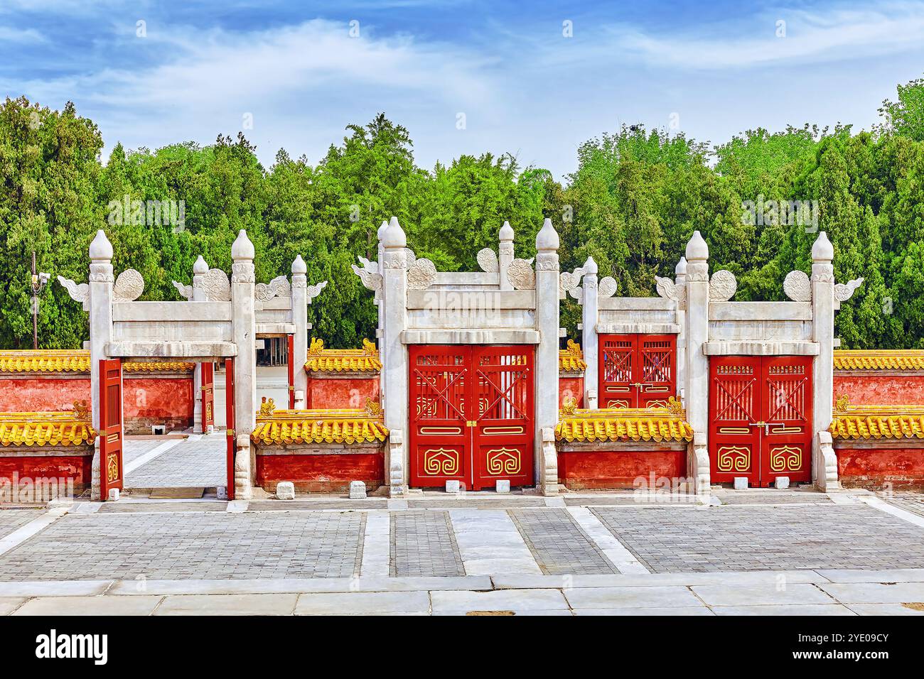 "Star Gates" marking the boundary of the altar in Temple of Earth (also ...
