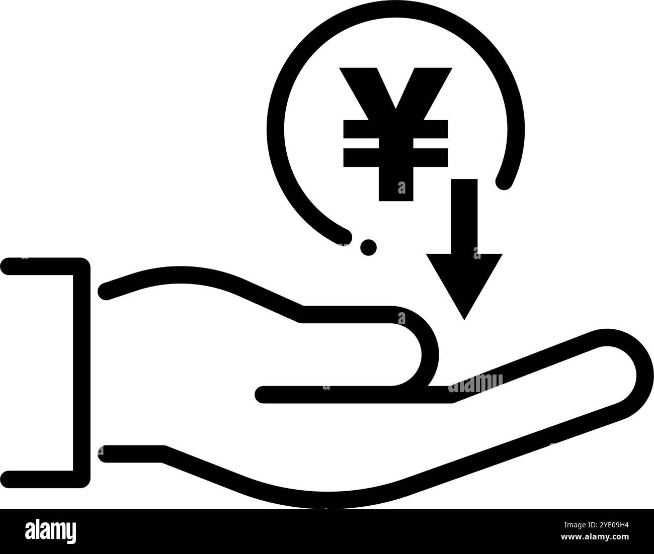 Editable hand icons hi-res stock photography and images - Alamy