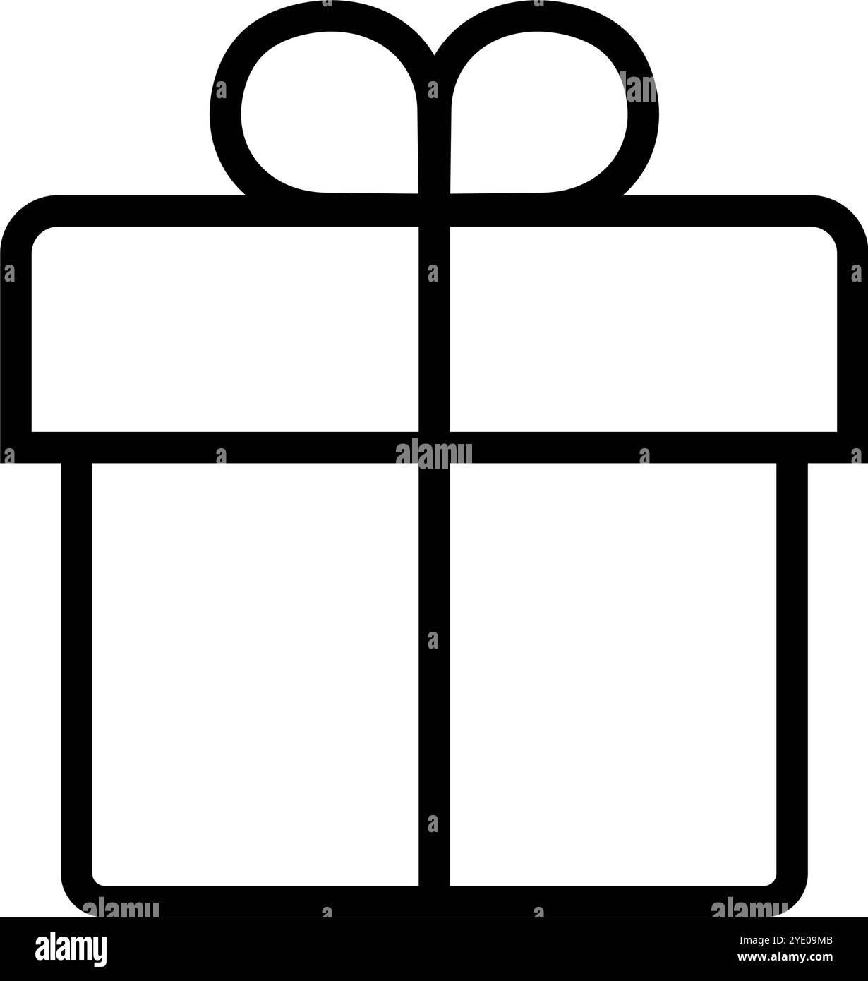 Present box icon. Gift box. Editable vector Stock Vector Image & Art ...