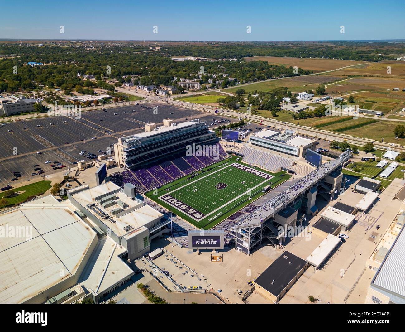 Manhattan, KS - September 27, 2024: Bill Snyder Family Stadium on The ...