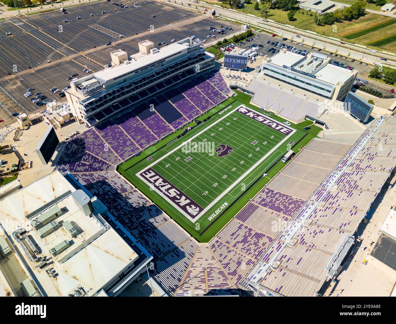 Manhattan, KS - September 27, 2024: Bill Snyder Family Stadium on The ...