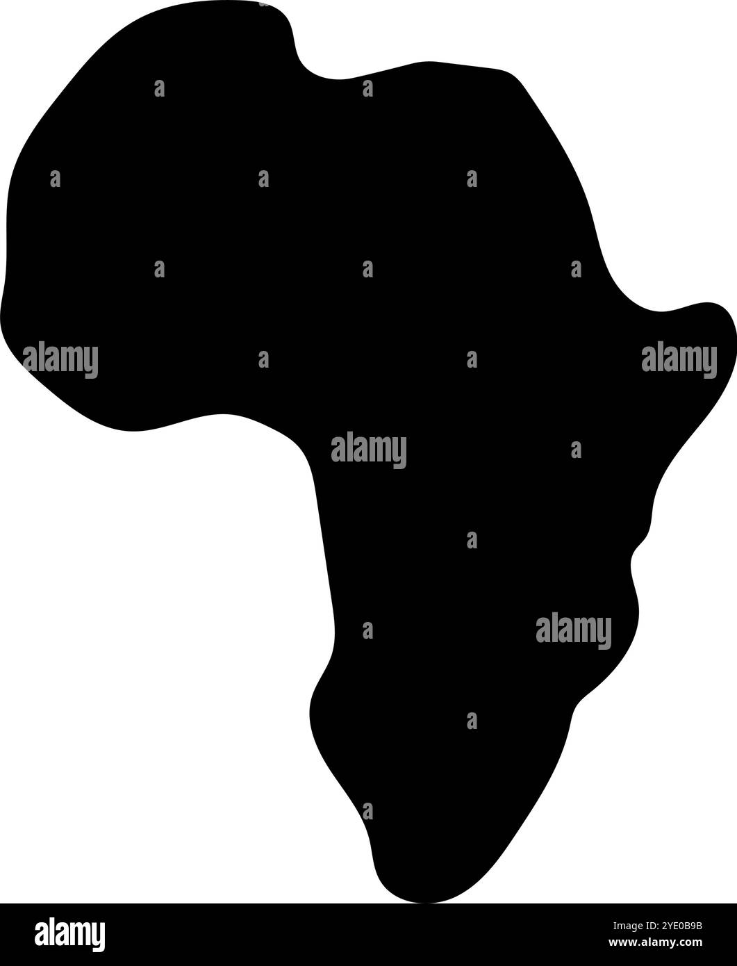 Simple African continent map silhouette icon. Editable vector Stock ... Simple African continent map silhouette icon. Editable vector Stock ...