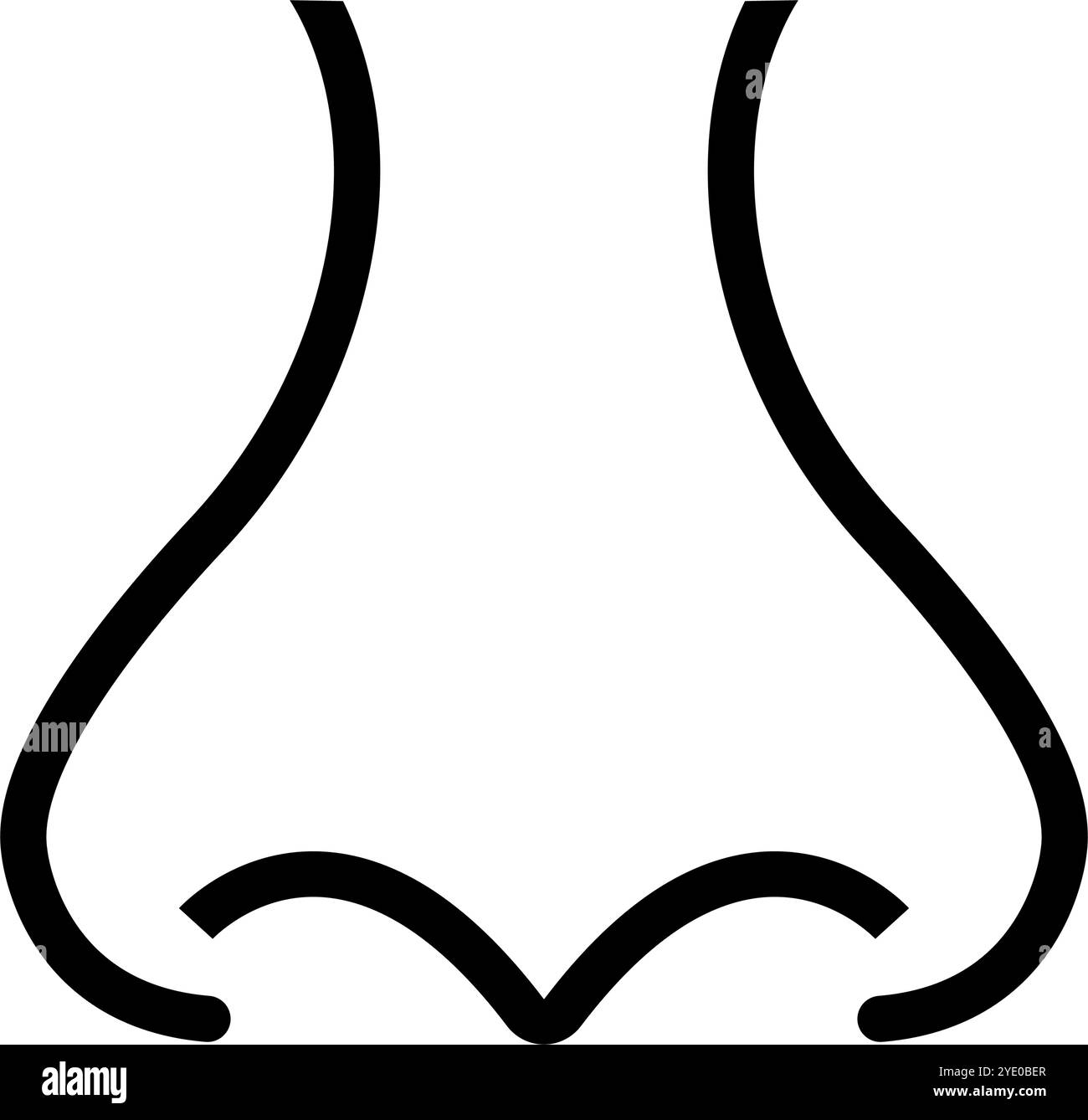 Nose anatomy vector vectors hi-res stock photography and images - Alamy