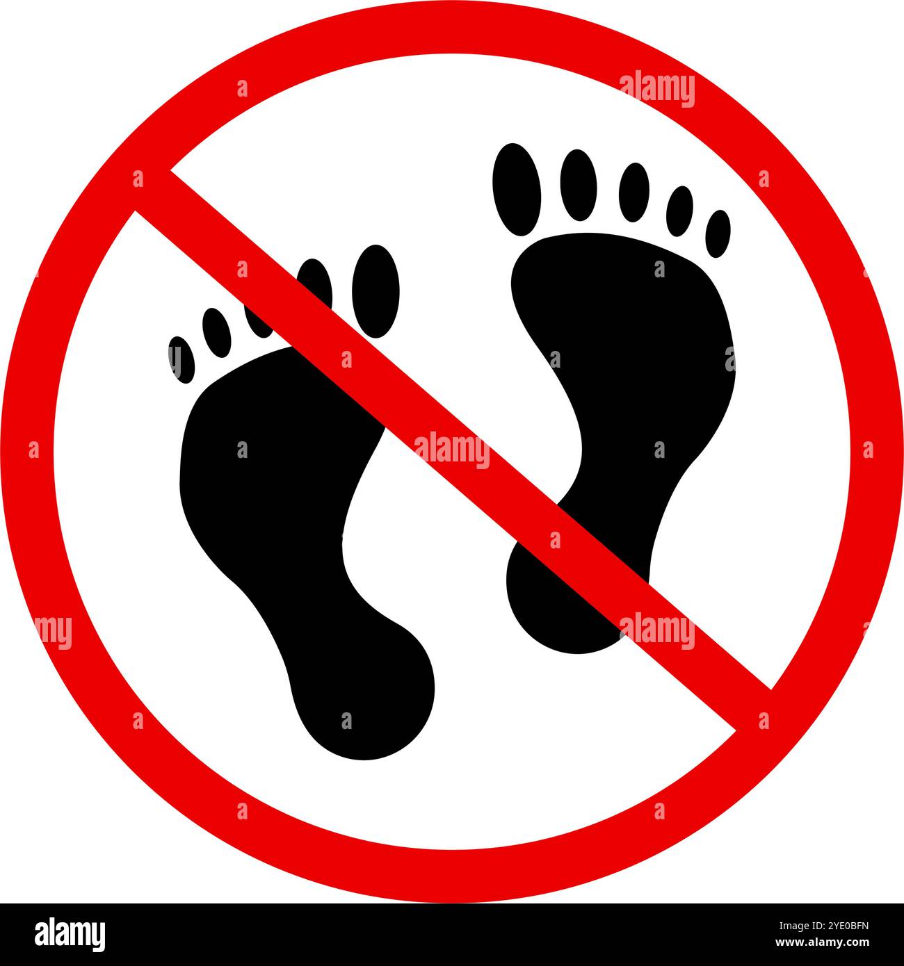 No Entry sign. Do not enter. Editable vector Stock Vector Image & Art ...