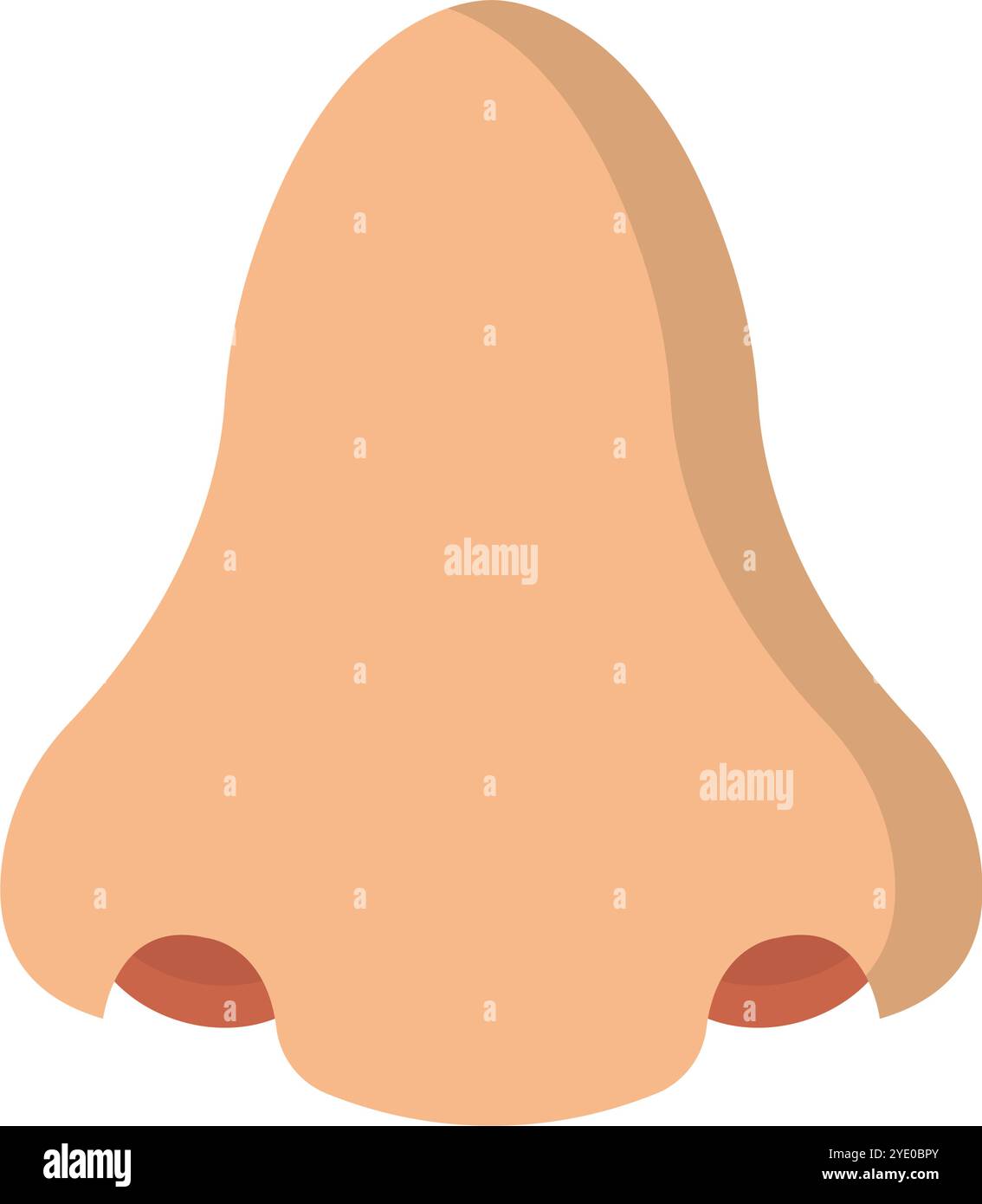 Human nostril icon vector vectors hi-res stock photography and images ...