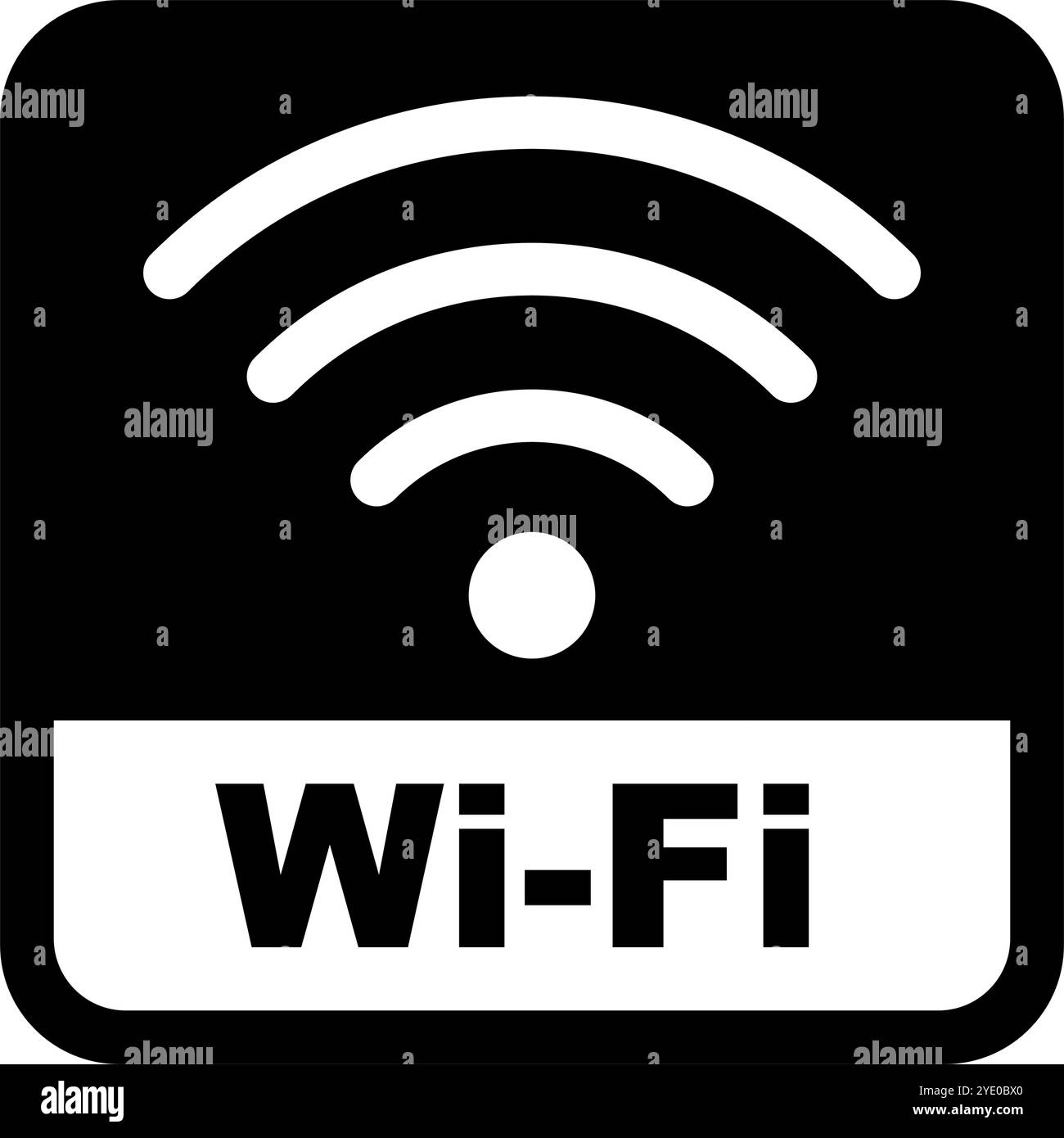 Wi-Fi sign. Wi-Fi connection spot. Editable vector Stock Vector Image ...