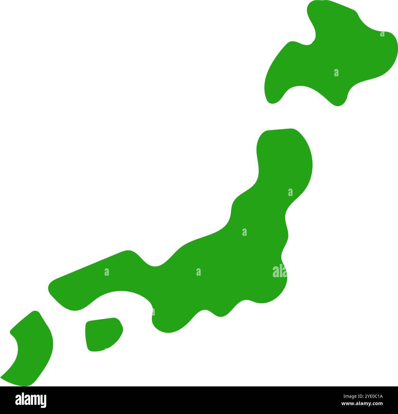Flat design simple Japanese map icon. Editable vector Stock Vector ...