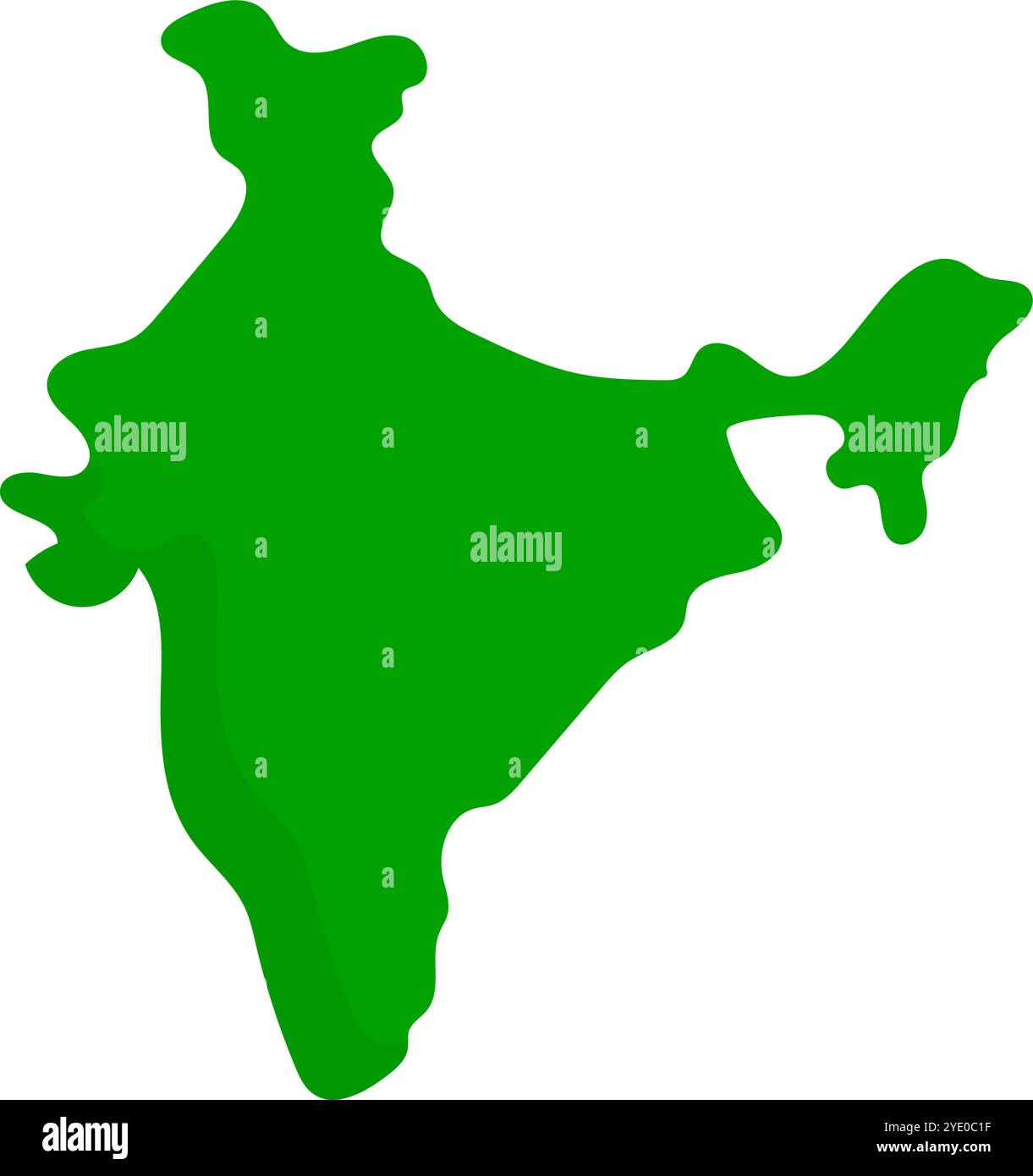 India editable map hi-res stock photography and images - Alamy