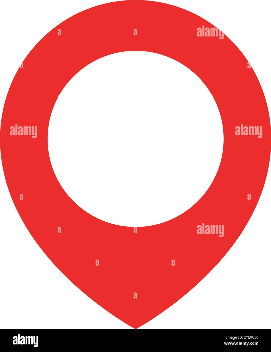 Round map pin hi-res stock photography and images - Alamy