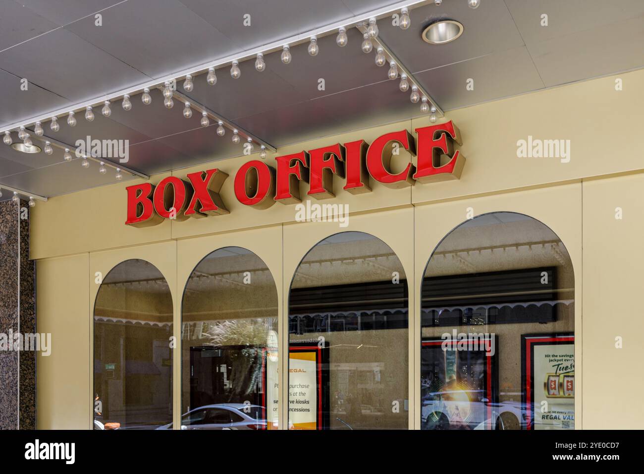 Ticket booth at movie theater hi-res stock photography and images - Alamy