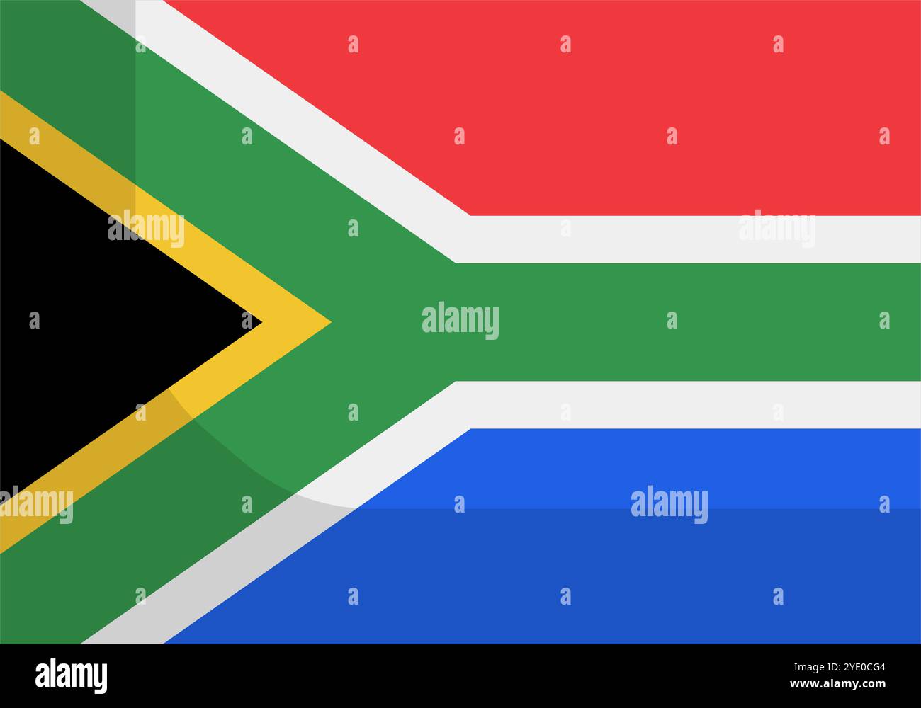 Flat south african flag hi-res stock photography and images - Alamy