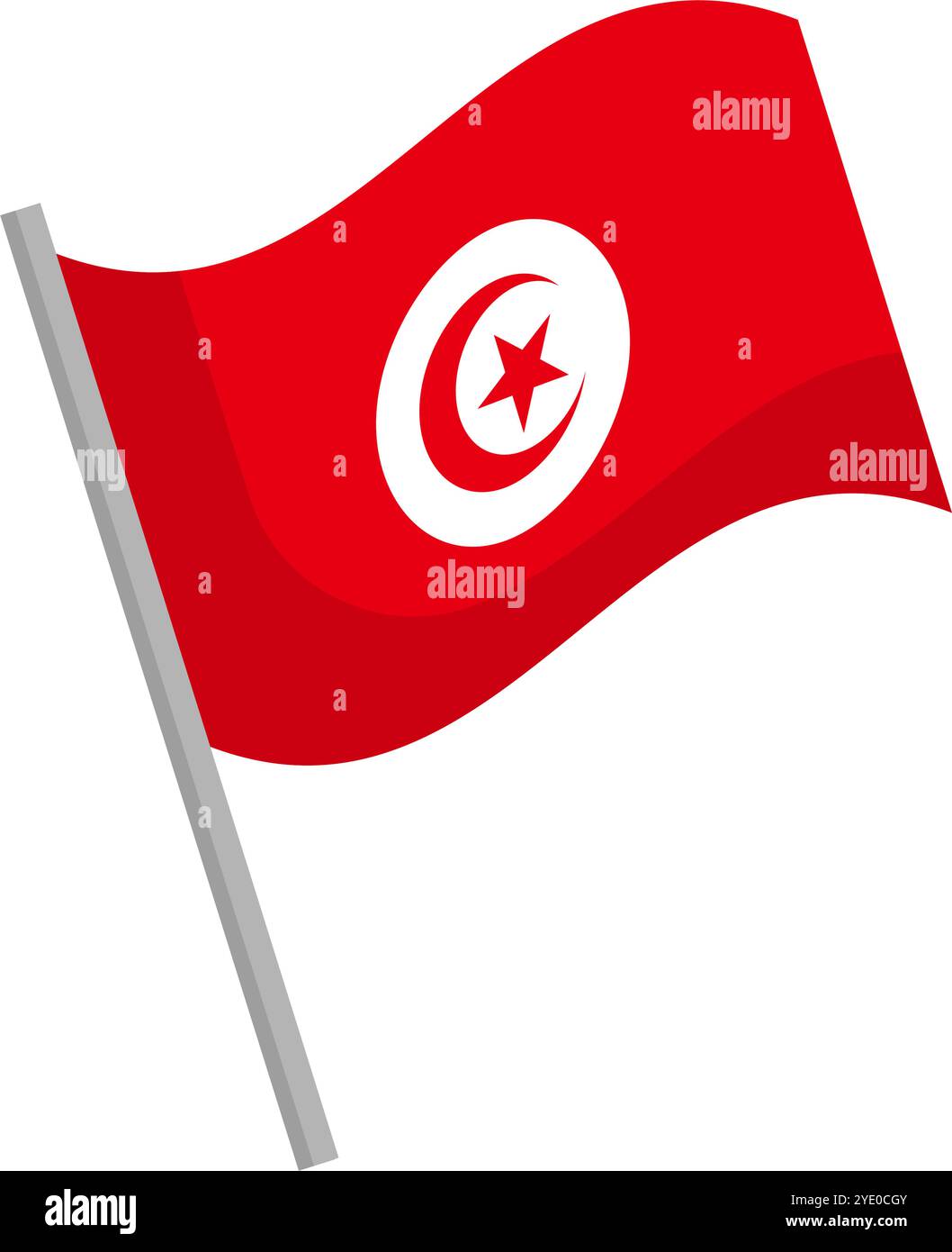 Tunisian flag icon hi-res stock photography and images - Alamy