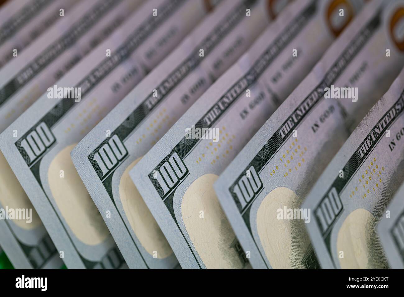 US 100 dollar banknotes background for design purpose Stock Photo - Alamy