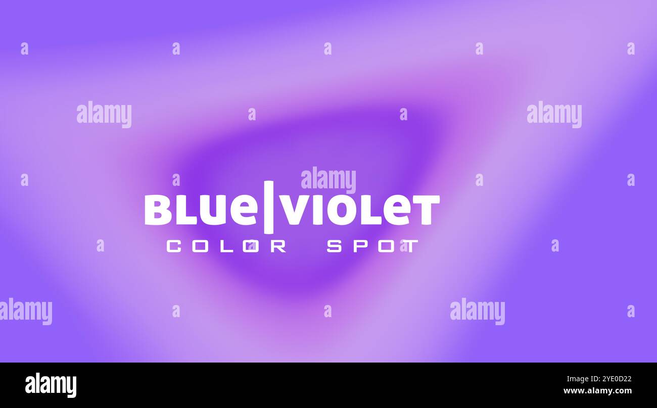 Blurred gradient background with blue violet color spot. Minimal vector ...