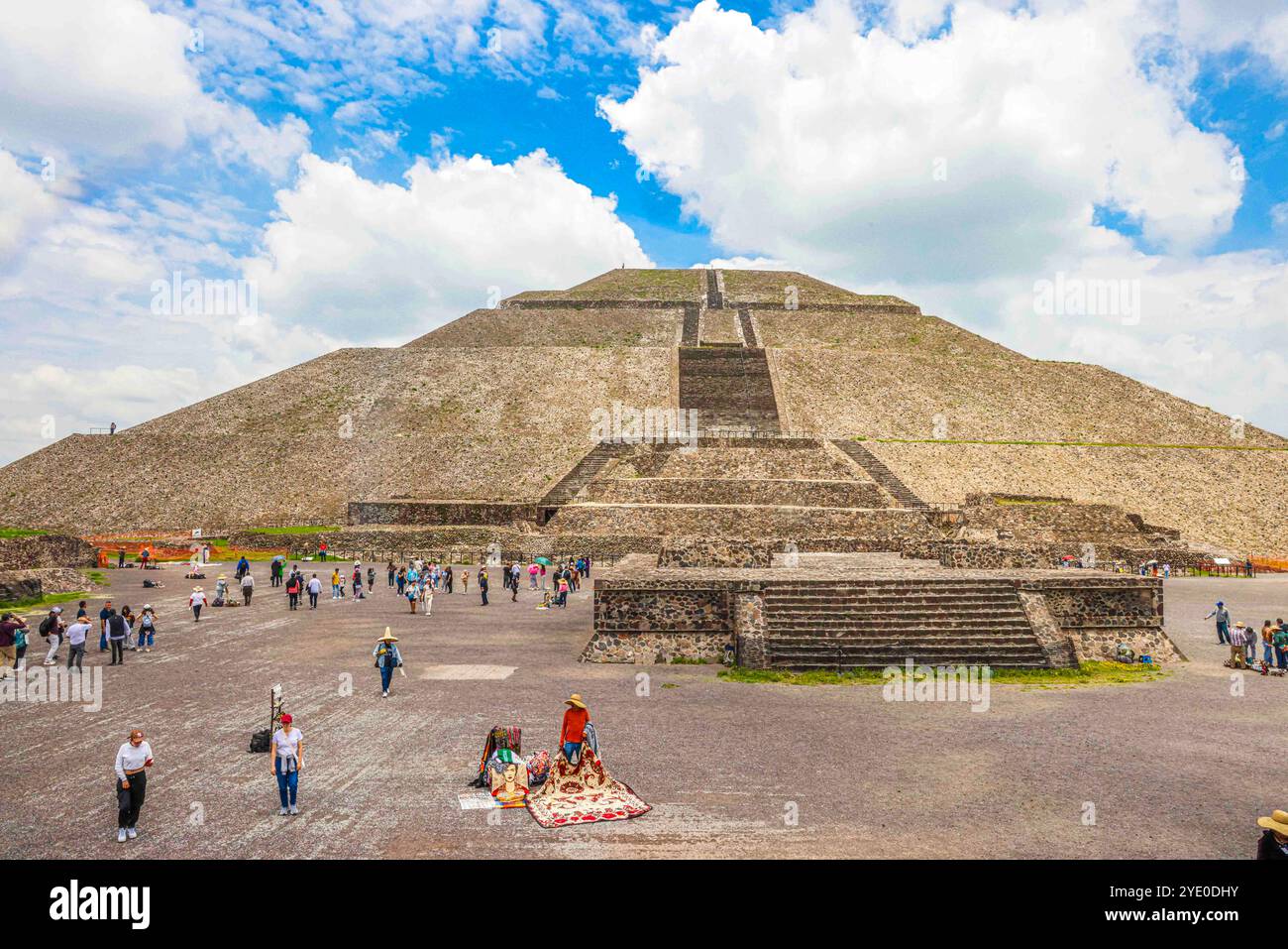 Pyramid of the Moon, Teotihuacan Archaeological Zone, the city with the ...