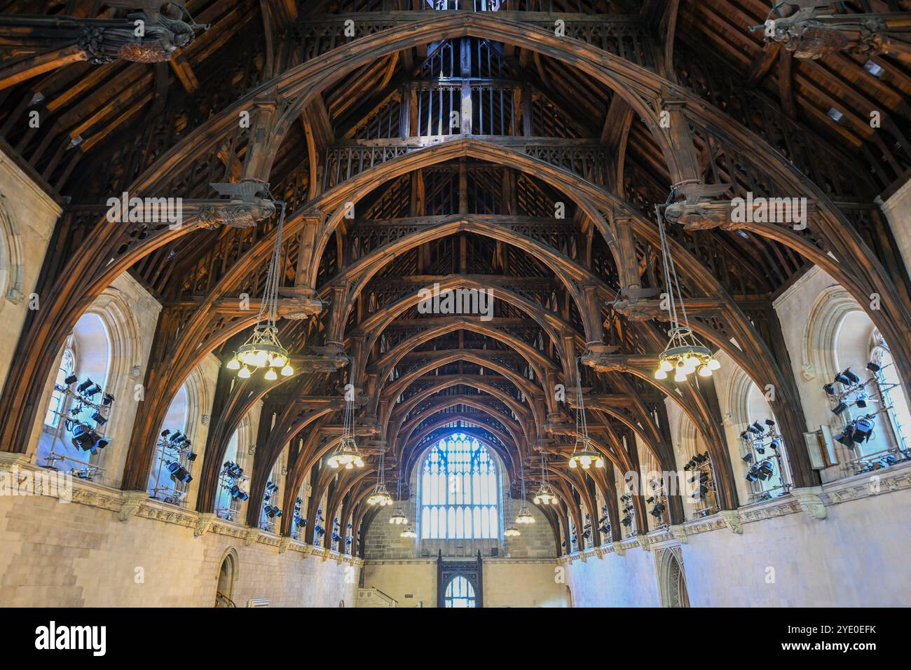 London, United Kingdom - Jun 29, 2024: Westminster Hall in the Palace ...
