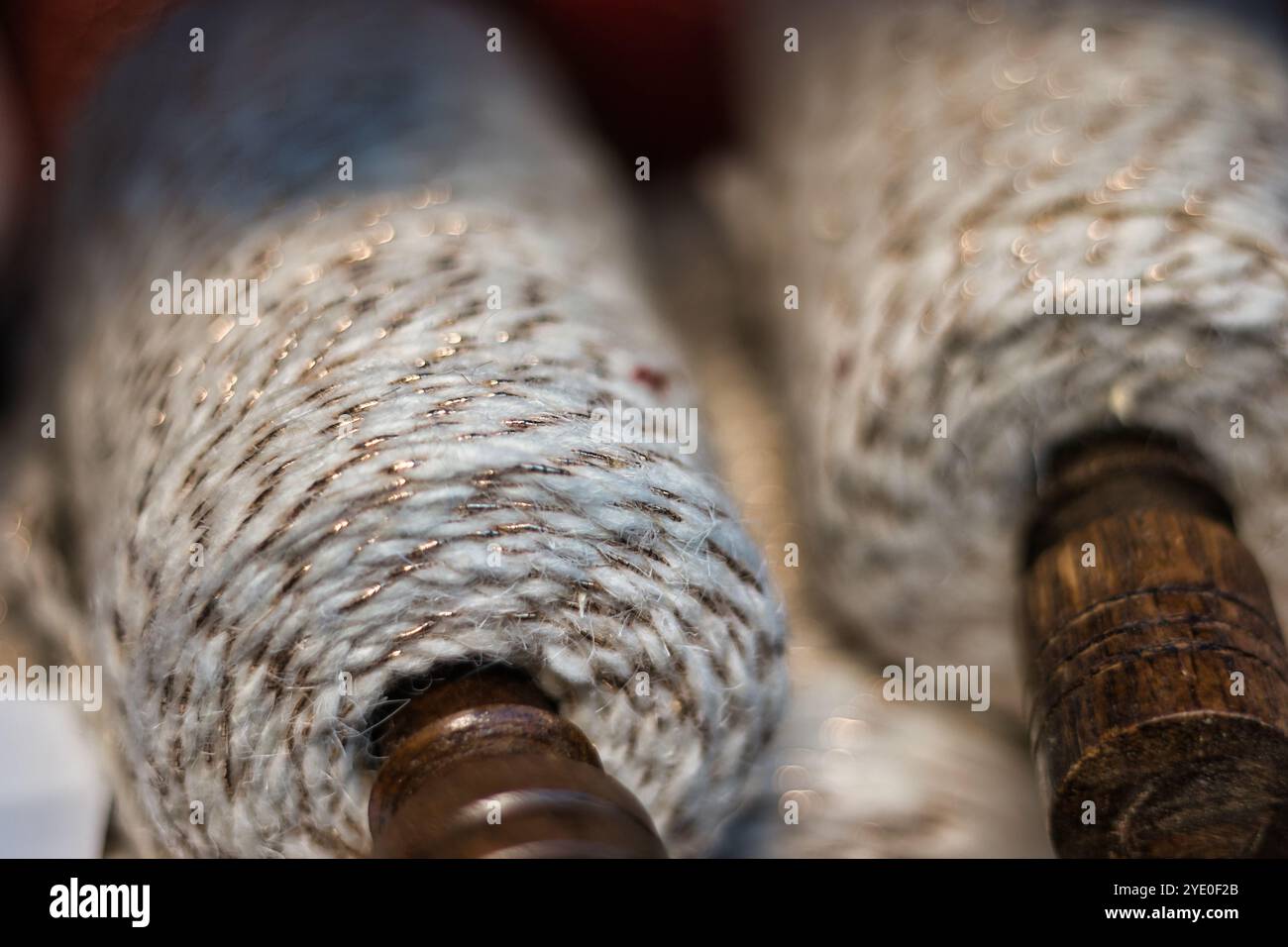 Wooden spindles hi-res stock photography and images - Alamy