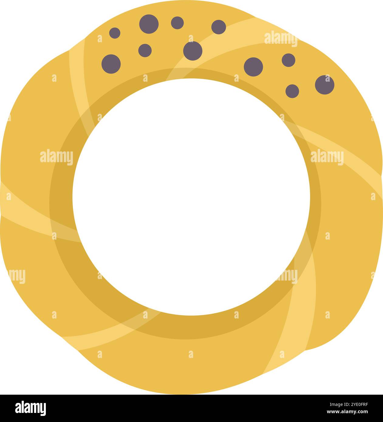 Turkish simit bread is a circular bread covered with sesame seeds Stock ...