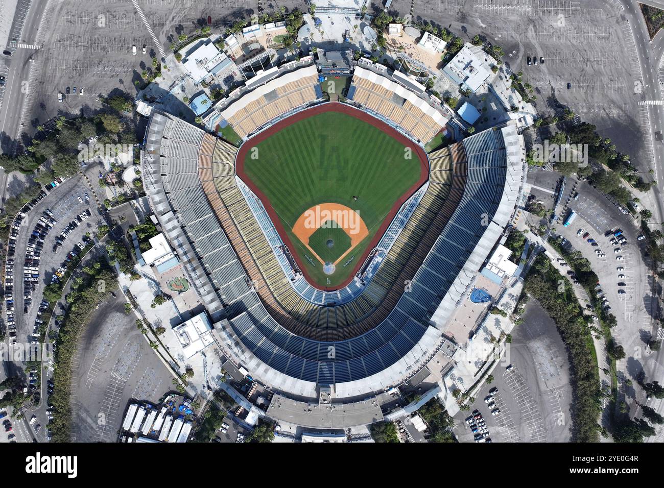 Los Angeles, United States. 28th Oct, 2024. A general overall aerial ...