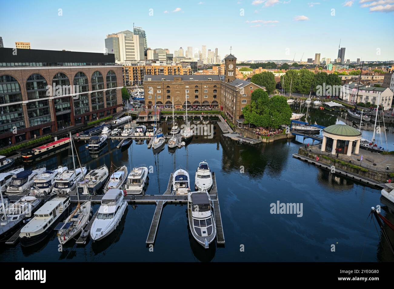 London, UK - Jun 24, 2024: St Katharine Docks Marina in City of London ...