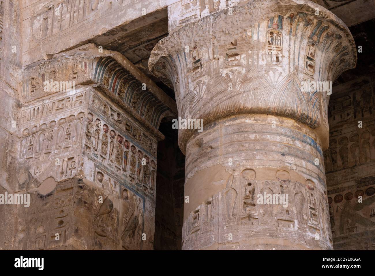 Habu Temple, Temple of Ramesses III, Luxor, Egypt Stock Photo - Alamy