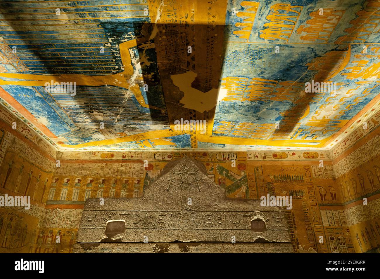 Ramses IV tomb, Valley of the Kings, Luxor, Egypt Stock Photo - Alamy