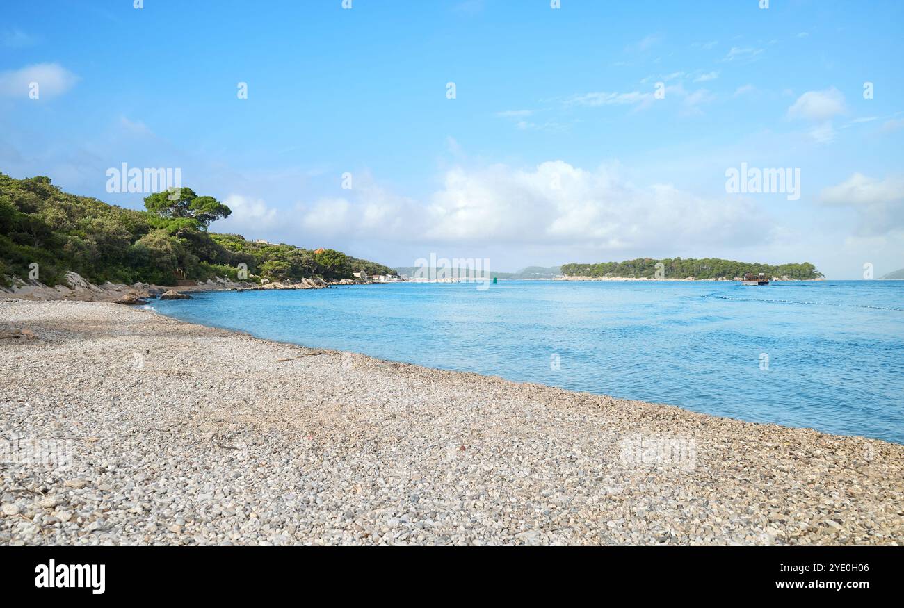 Mandrac Beach in Dubrovnik, Croatia Stock Photo - Alamy