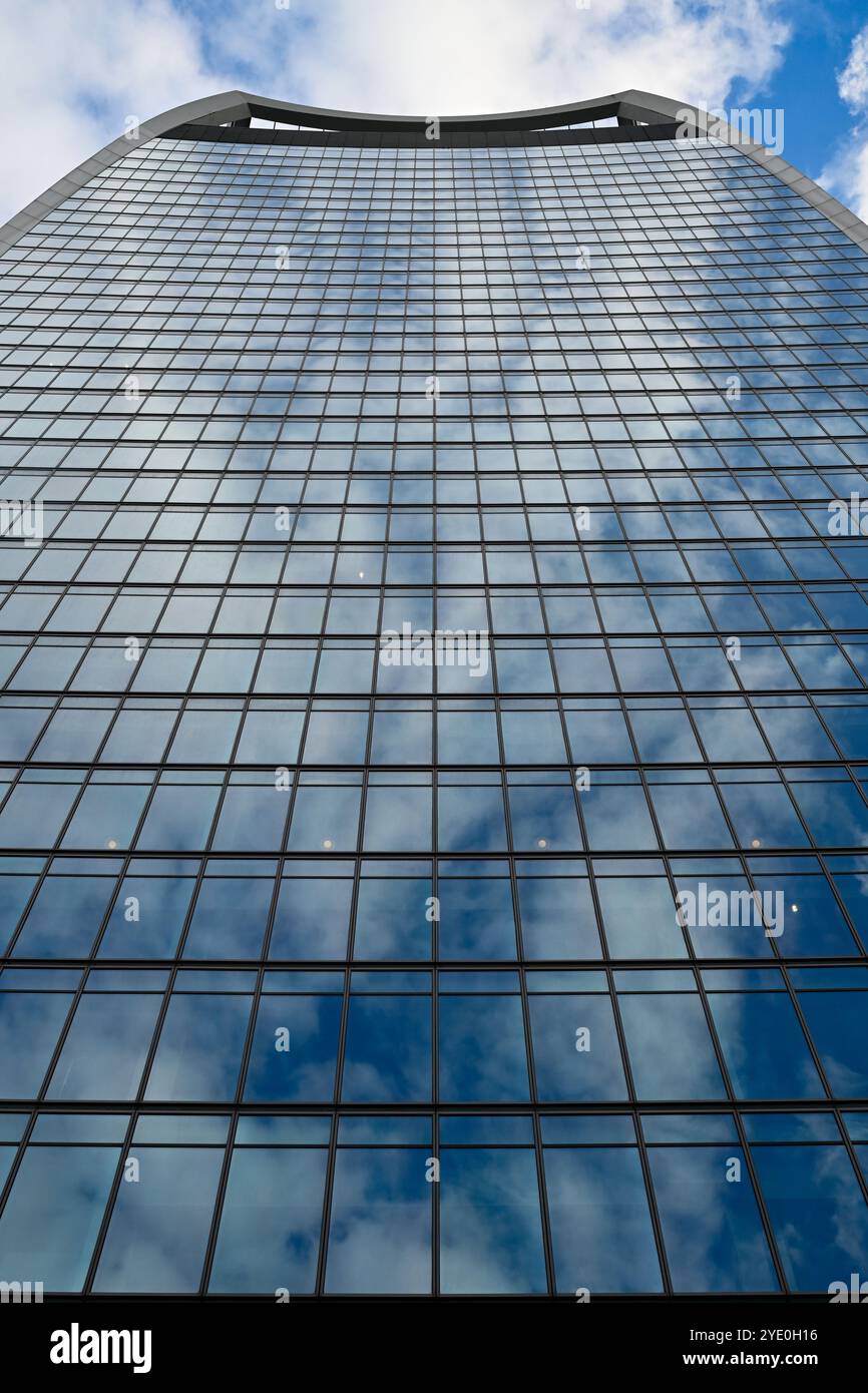 Famous Walkie Talkie building facade - London city skyline, financial ...