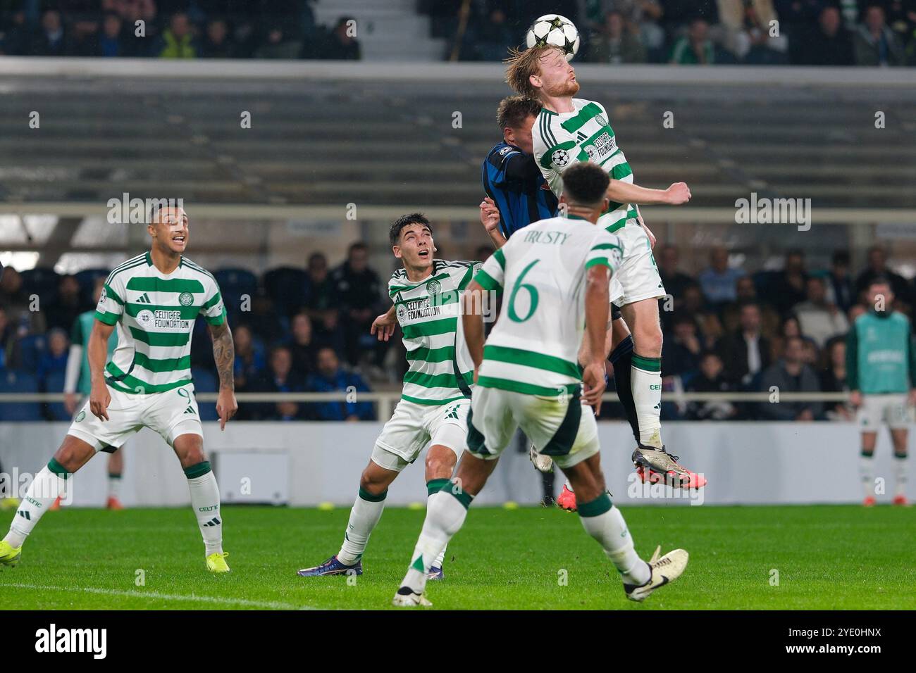 Liam Scales of Celtic FC in action during the UEFA Champions League ...
