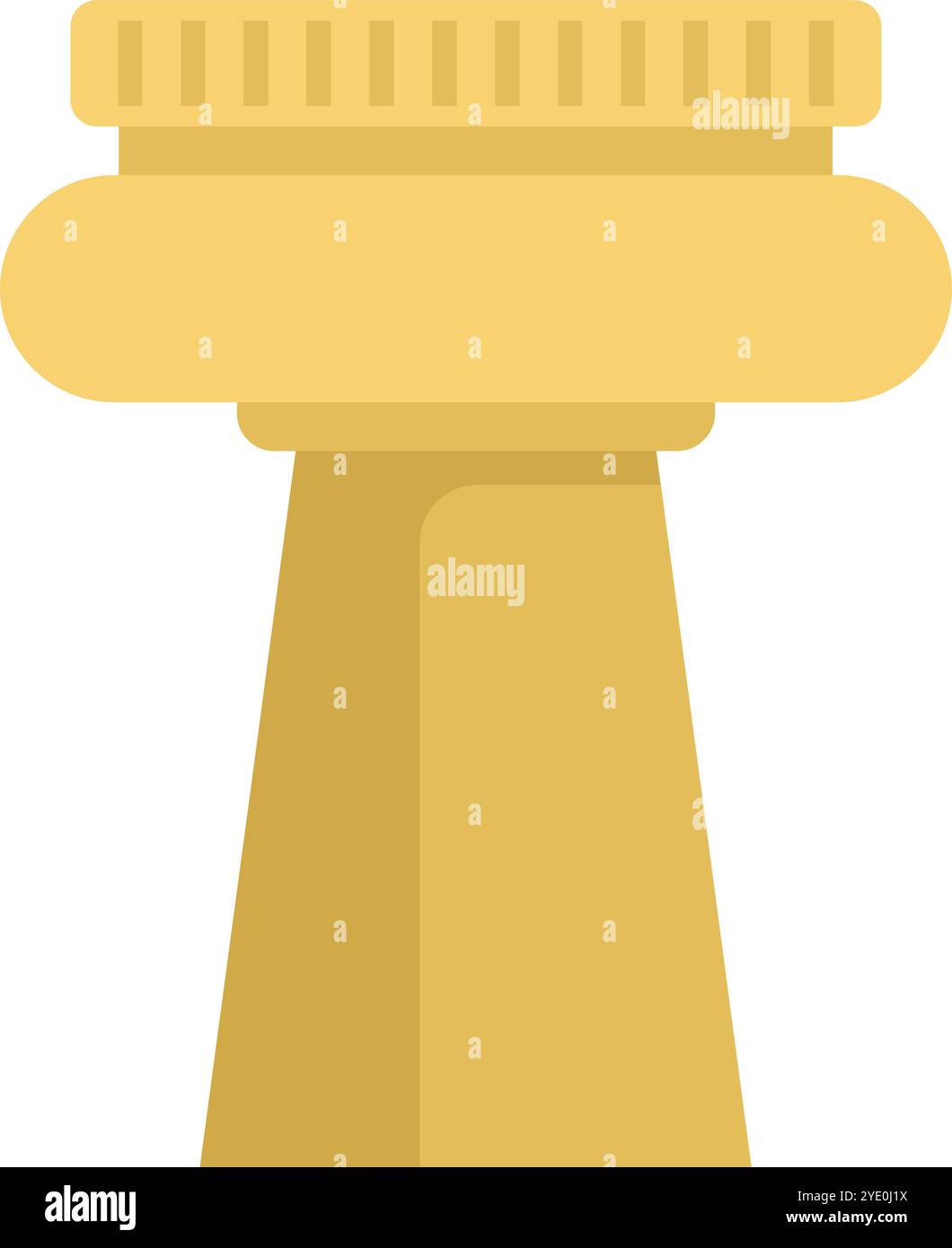 Ancient column with round top, a symbol of historical architecture and ...