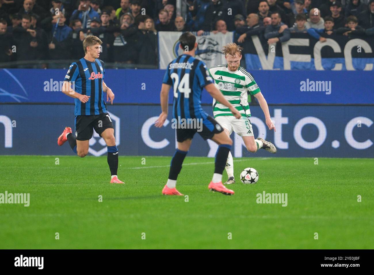 Liam Scales of Celtic FC in action during the UEFA Champions League ...