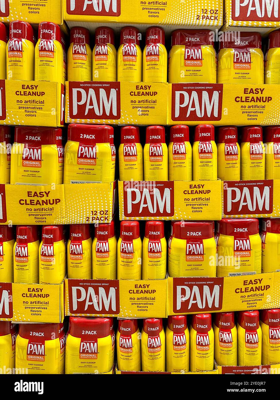 Bottles of Pam Non Stick Cooking spray Stock Photo - Alamy