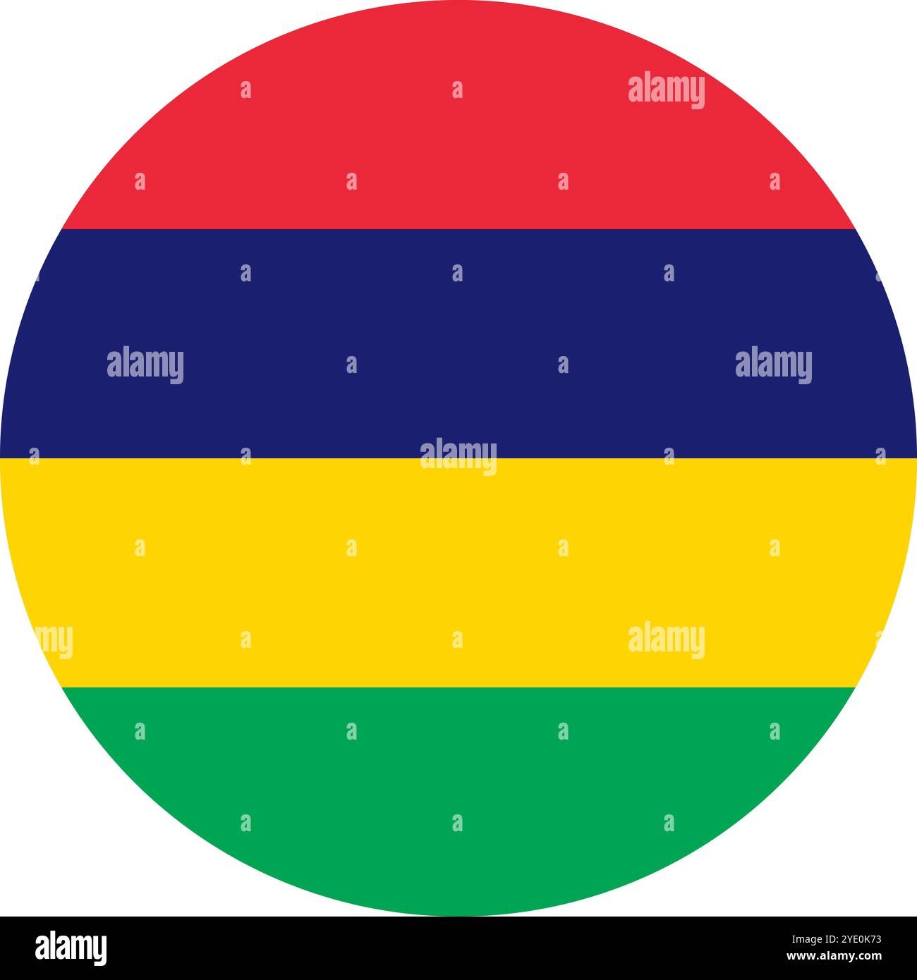 Mauritius Circle Flag, Circle Flag of Mauritius, Vector Images Stock Vector Image & Art - Alamy