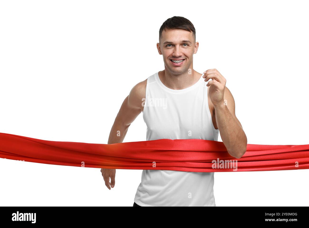 Crossing the finish line hi-res stock photography and images - Alamy