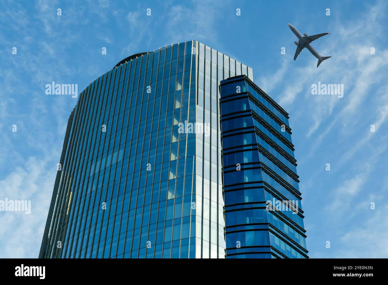 Aerial view over modern condominium hi-res stock photography and images ...