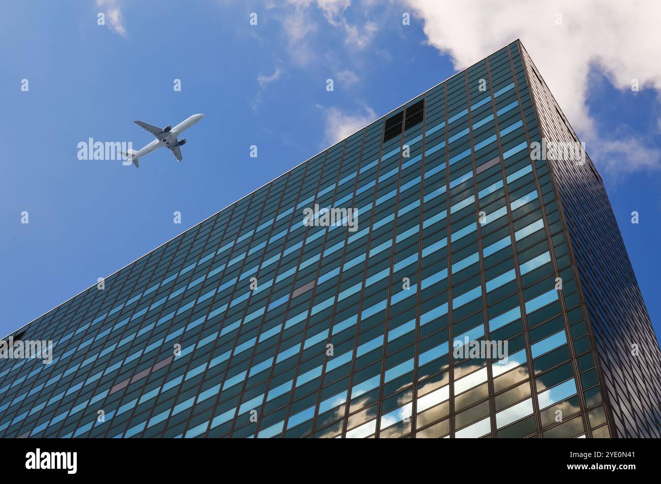Airplane building industrial construction transportation hi-res stock ...