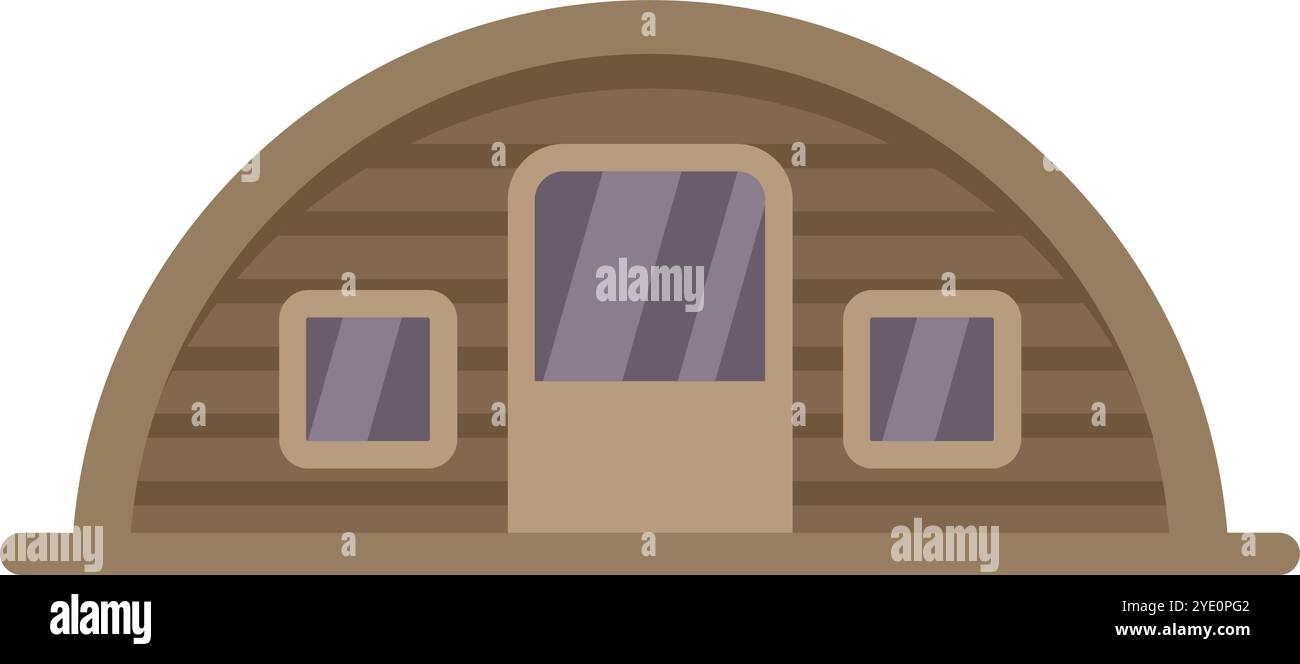 Quonset hut is being presented with its simple and functional design ...