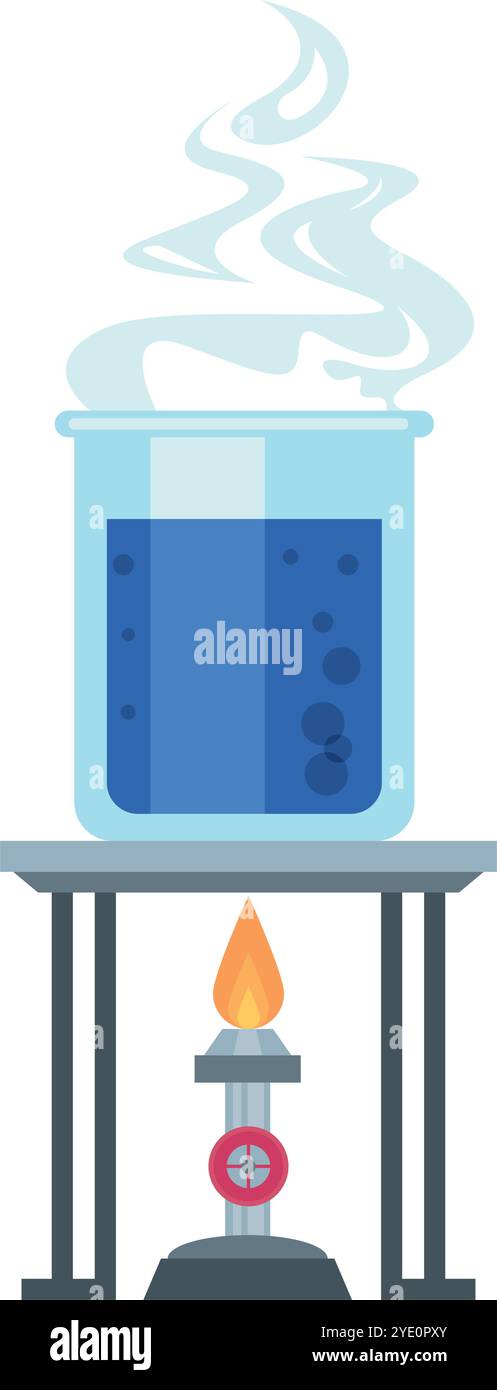 bunsen burner science laboratory equipment Stock Vector Image & Art - Alamy